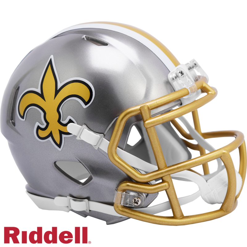 New Orleans Saints FLASH Mini Helmets | Sports Memorabilia!
