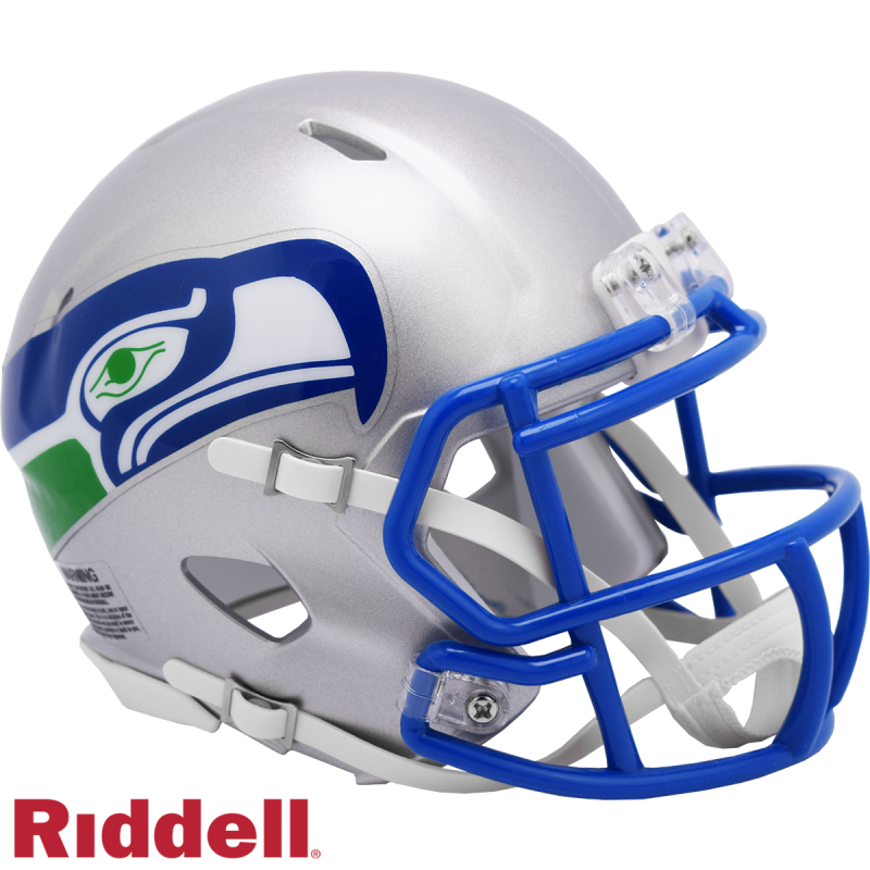 Seattle Seahawks 1983-01 Throwback Mini Speed Helmets | Sports Memorabilia!