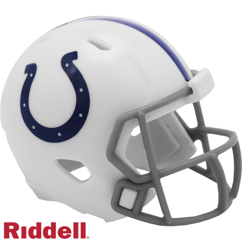 Indianapolis Colts Pocket Pro Helmet by Riddell | Sports Memorabilia!